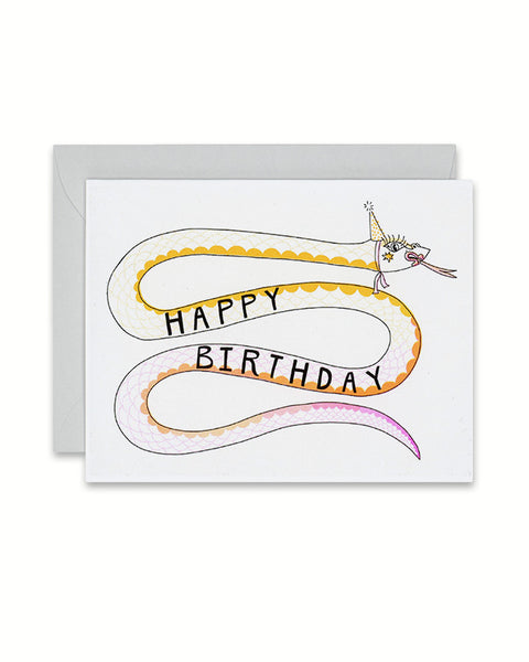 Birthday Snake | Illustrated Birthday Cards – Volk Stationery & Invitations